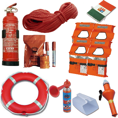 Safety Equipment Kit Within 6 Miles 4 or 6 people - Complete Kit Safety ...