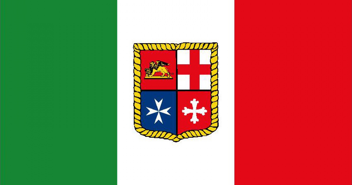 Italian Mercantile Flag - National Navigation Flags - MTO Nautica Store