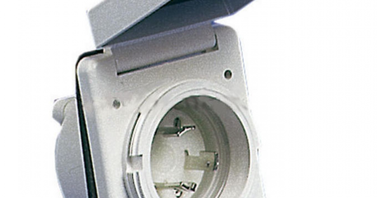30A IP 56 Waterproof Square Socket - Sockets, Plugs, Quay Cables - MTO ...