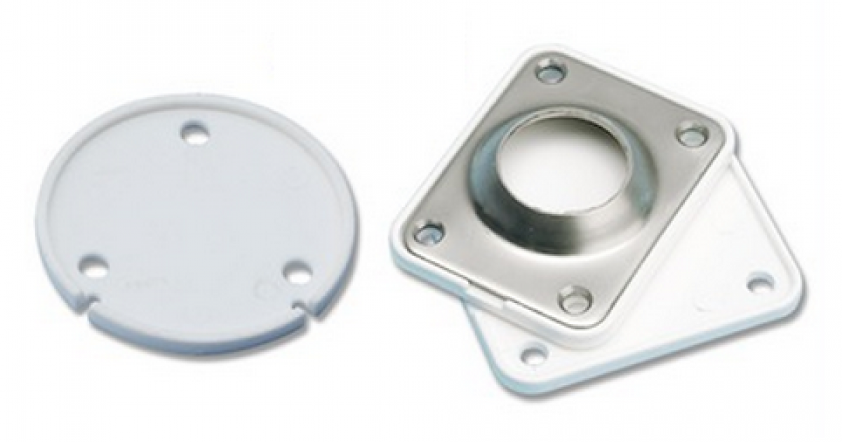 Plastic sub-bases - Pulpit Tube Supports Bases - MTO Nautica Store
