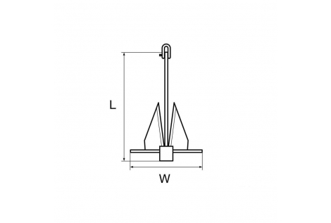 Danforth Type Anchor Galvanized Steel - Galvanized Steel Anchors - MTO ...