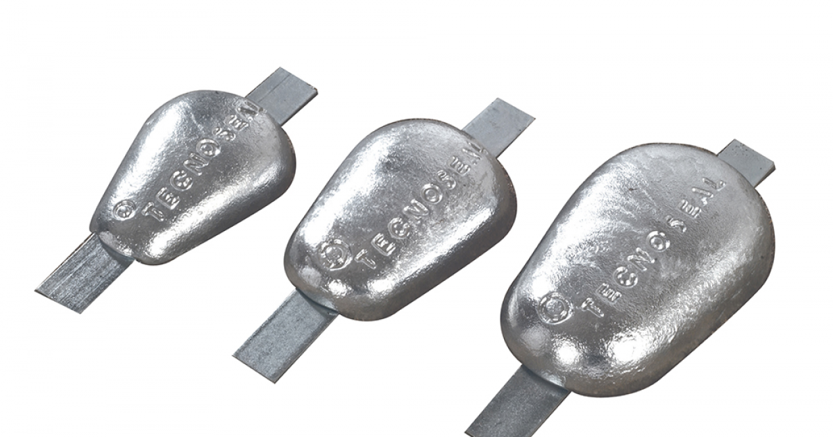 Weld on anode - Zinc Anodes Boat - MTO Nautica Store