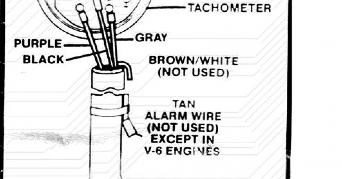 Tachometer wiring for OMC - Indicators and Instruments FARIA ...