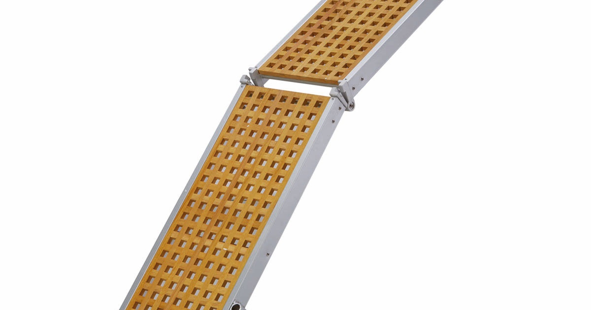 Folding walkway in Grating Wood - Folding and Telescopic Gangways - MTO ...