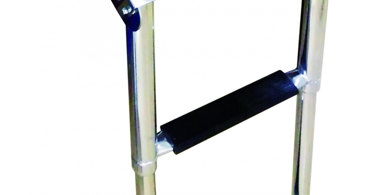 Stainless steel telescopic ladder - Stern and bow ladders - MTO Nautica ...