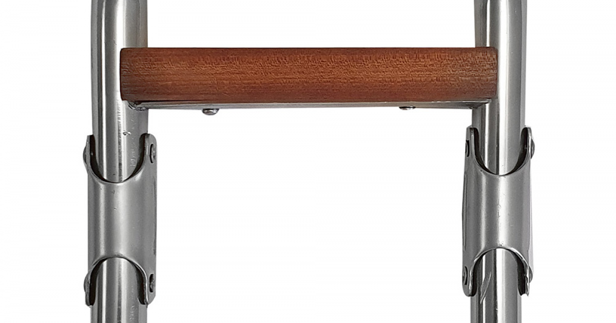 Ladder 3 steps for platform - Stern and bow ladders - MTO Nautica Store