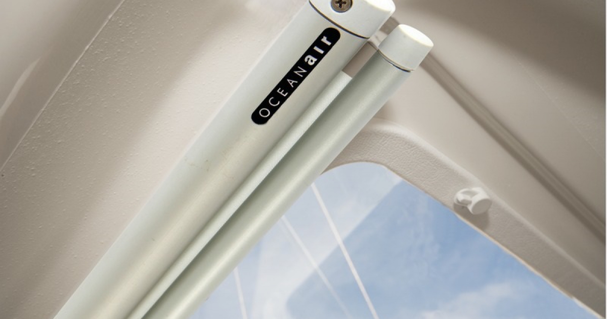 Oceanair roller blind for portholes and windows - OCEANAIR Curtains For ...