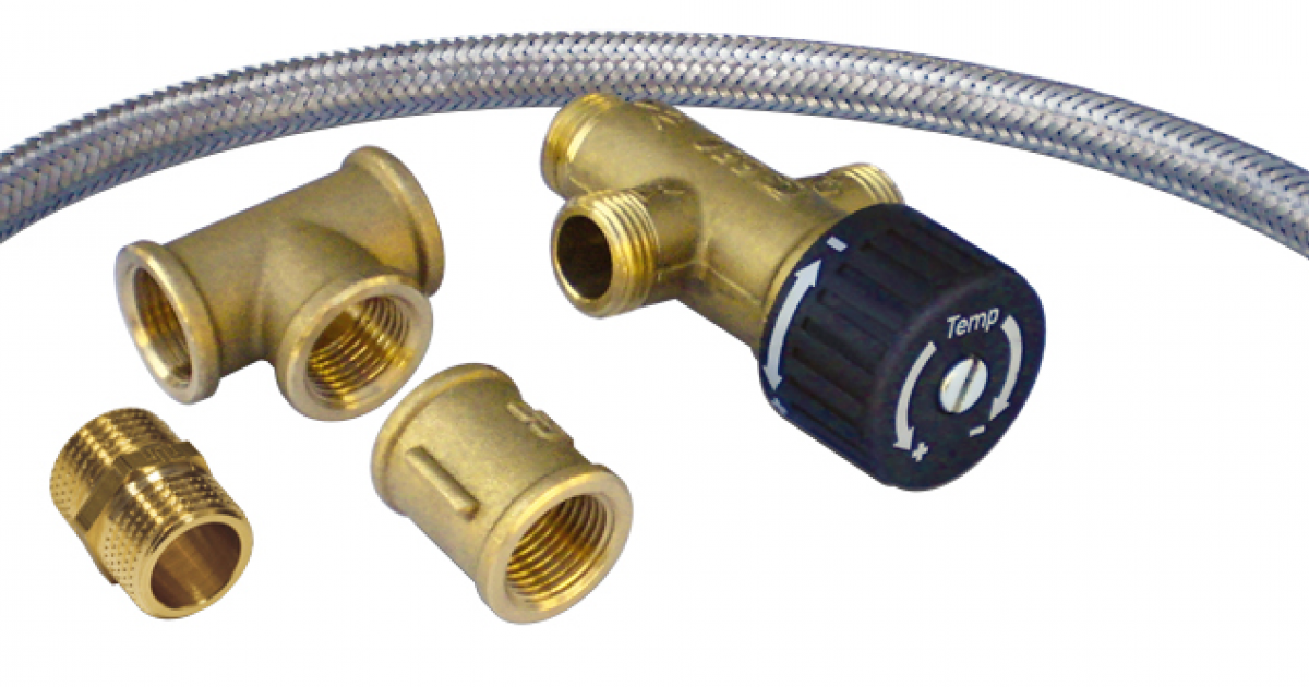 Thermostatic mixing valve kit for sigmar boiler - Marine Nautical ...